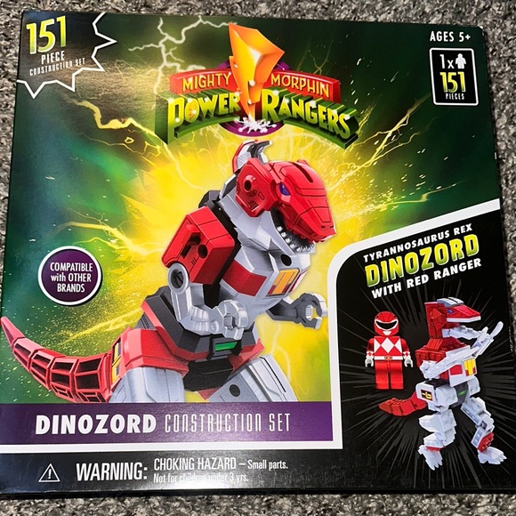 Hasbro | Toys | Lego Power Ranger Red Ranger And Dinozord | Poshmark